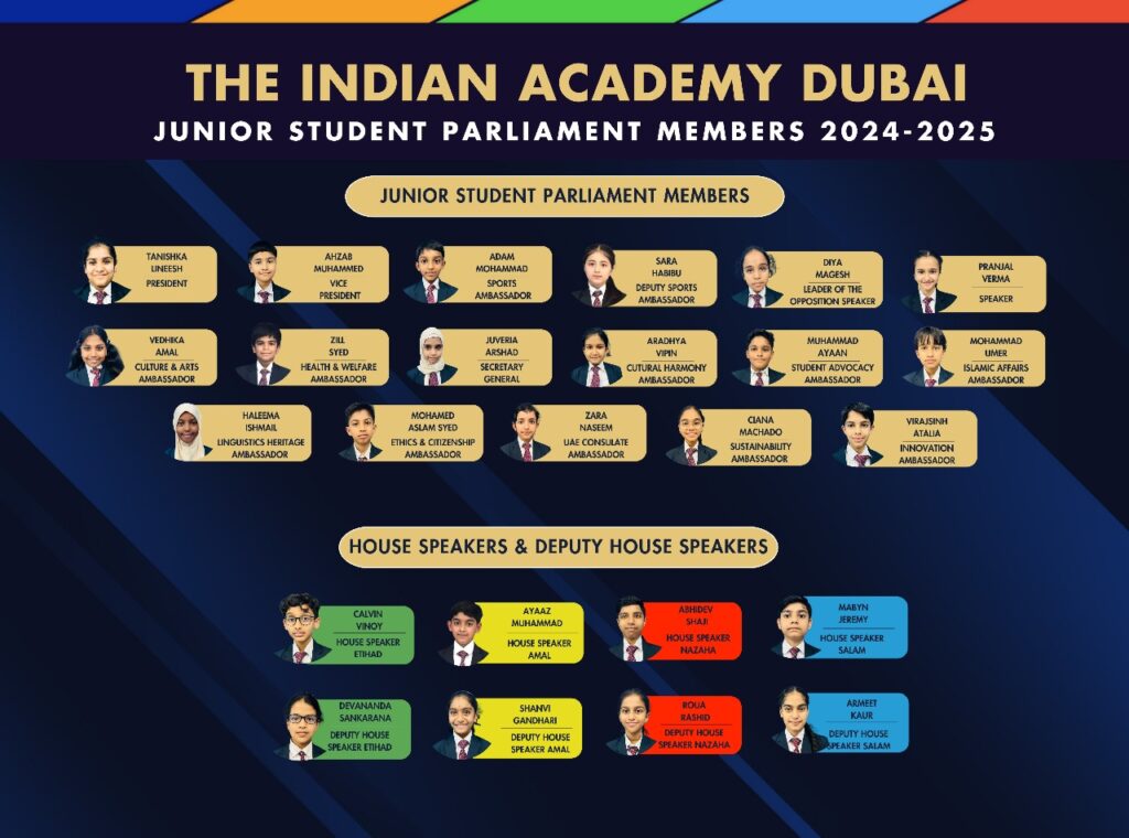 Our Student Leadership Team – The Indian Academy